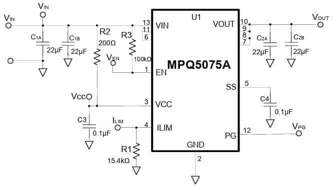 EVQ5075A-G-00A Evaluation Board - MPS | Mouser